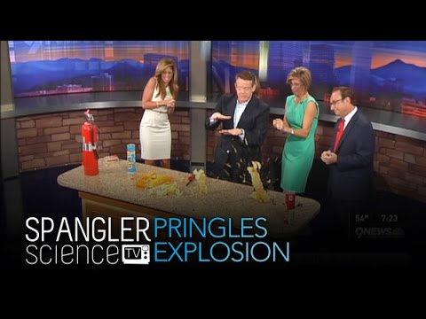 Pringles Explosion - Cool Science Experiment - YouTube