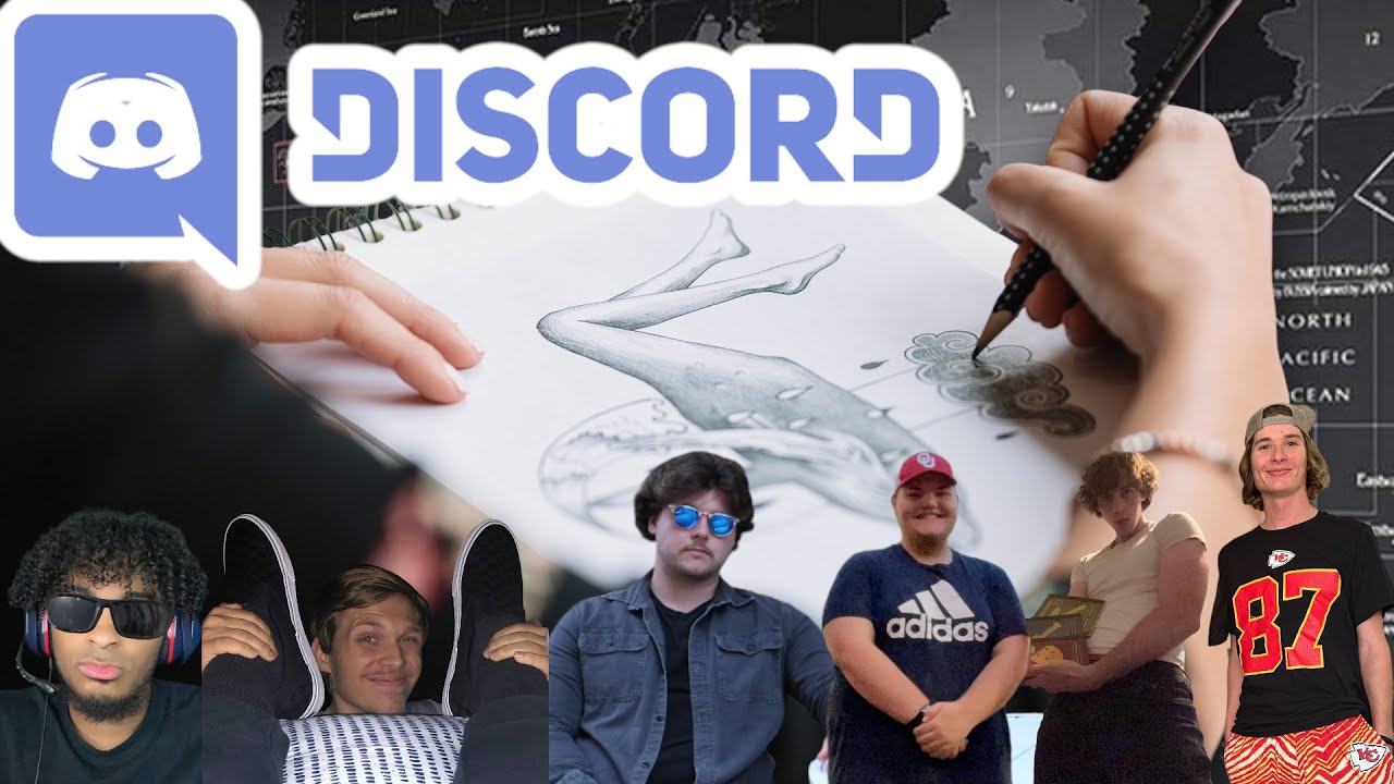 DISCORD DRAWING COMP WITH THE BOYS... - YouTube