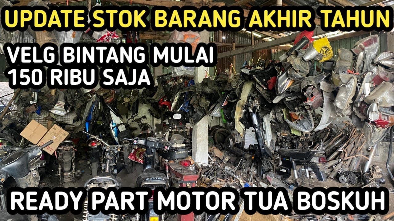 READY STOK AKHIR TAHUN GUDANG SPAREPART MOTOR TUA DISINI TEMPATNYA ⁉️ ...