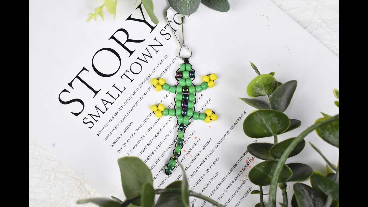 How to Make Geckos Shaped Keychain with seed beads? - YouTube