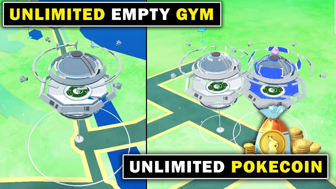 Get Unlimited Empty Gym in Pokemon Go | Collect Unlimited Pokecoin from ...