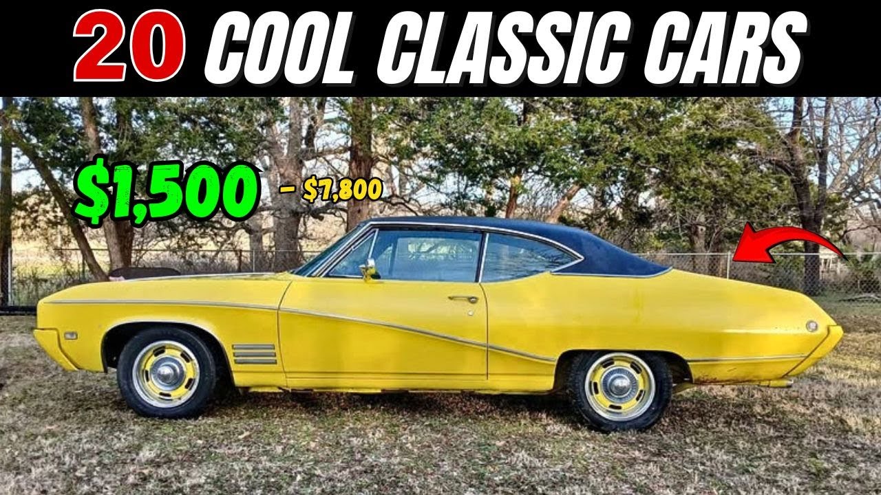20 Classic Cars You Can Own for Under $8K! - YouTube