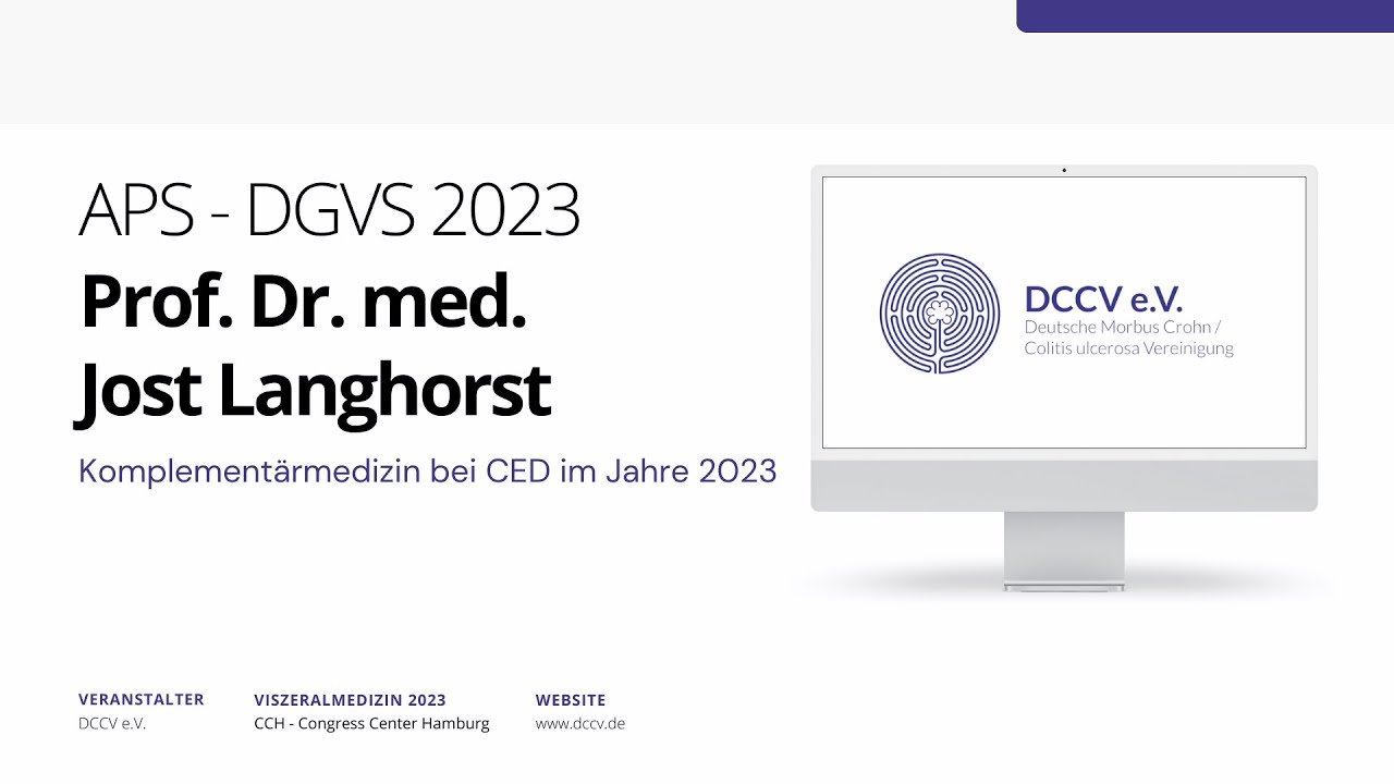 Komplementärmedizin bei CED im Jahre 2023 | Prof. Dr. med. Jost ...