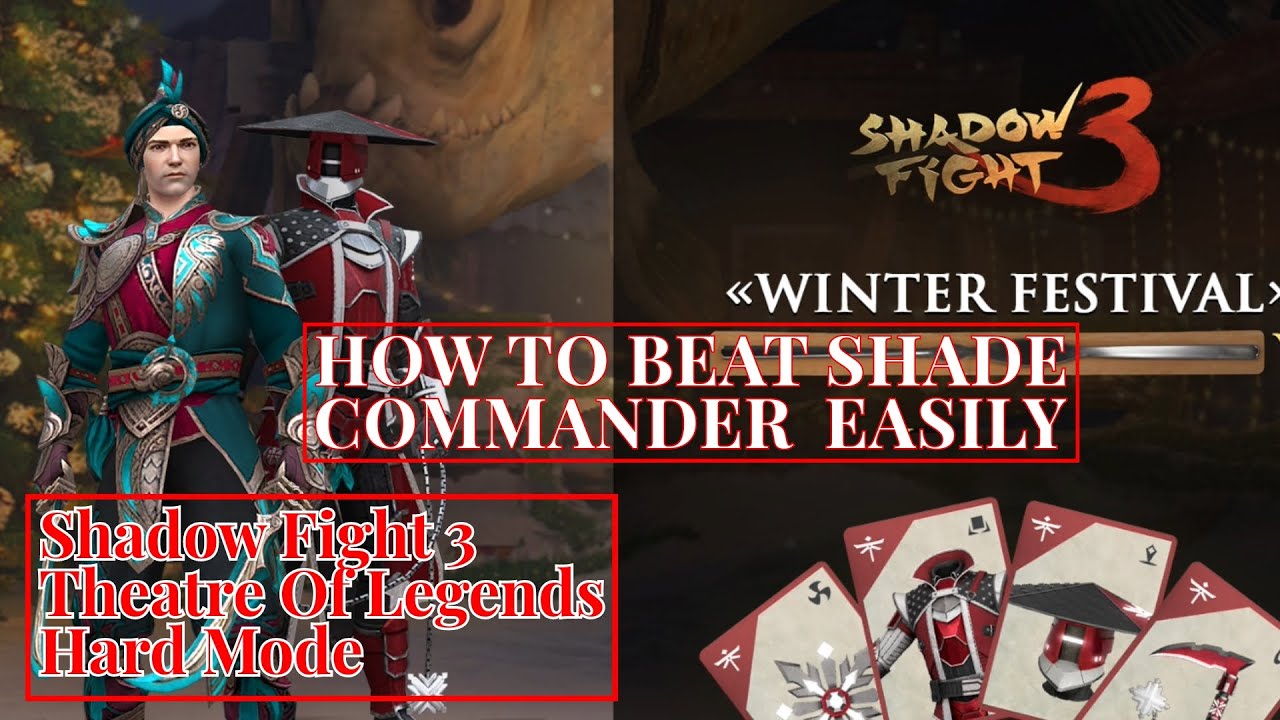 How to beat Shade Commander Easily/Shadow Fight 3 Theatre Of Legends ...