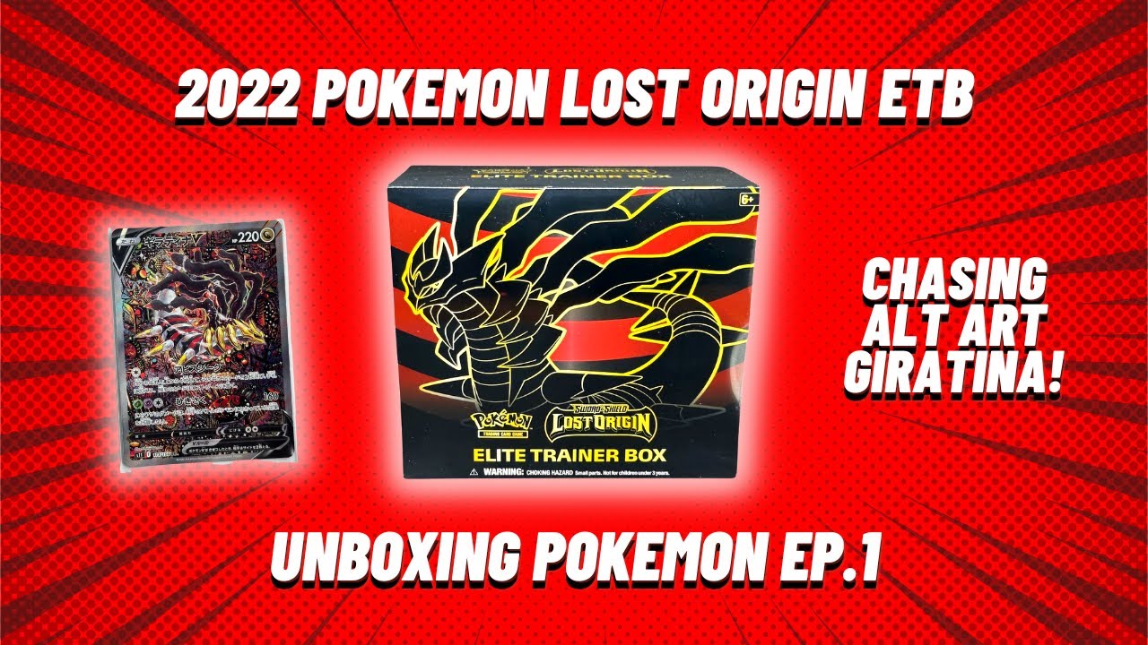 "EPIC Pokemon Card Unboxing - Opening the 2022 Lost Origin ETB ...