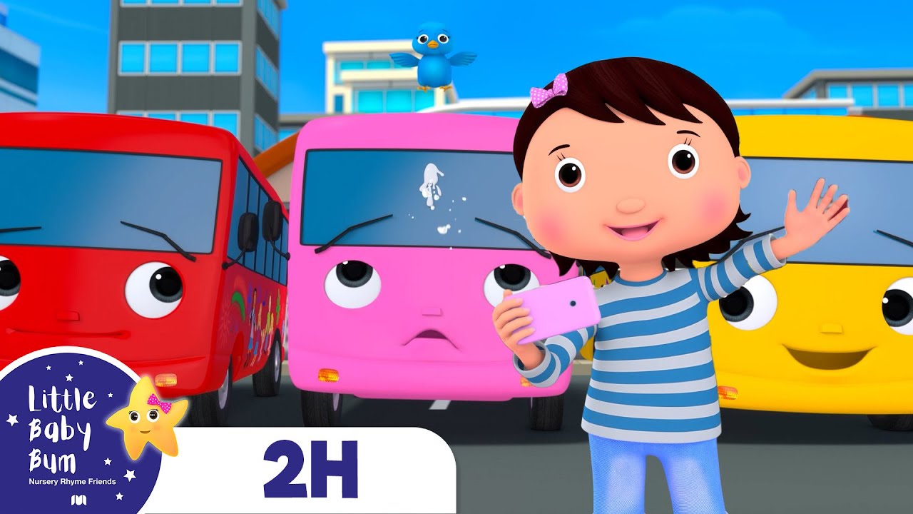 Muddy Bus Go Round and Round | Baby Song Mix - Little Baby Bum Nursery ...