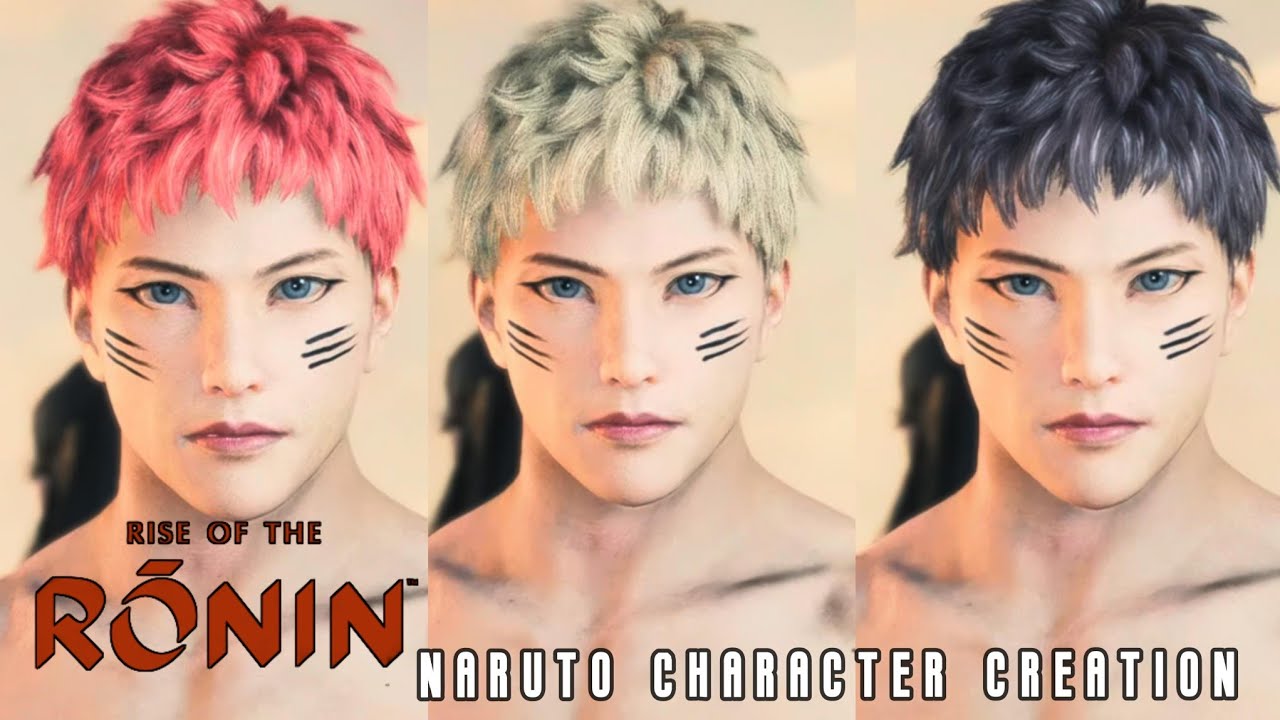 Rise of The Ronin Naruto character creation guide Please Read ...