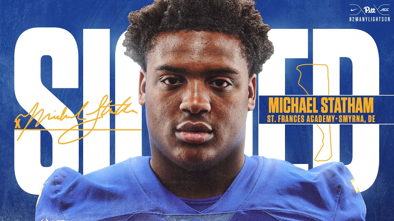 Pitt Football | 2020 Signing Day | Michael Statham - YouTube