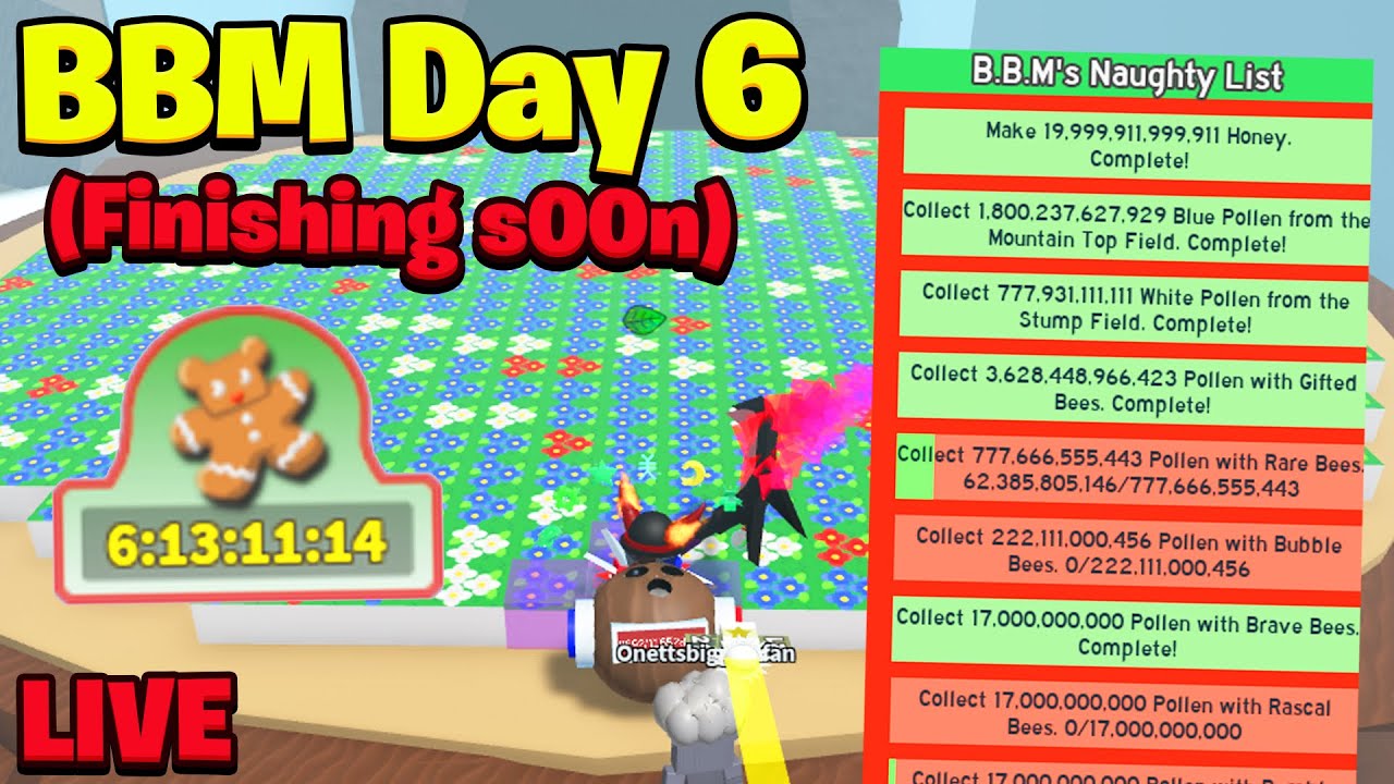 BEESMAS IS ENDING S00N 🚨 DOING FINAL BBM REQUIREMENTS 🚨 INSANE CONTENT ...