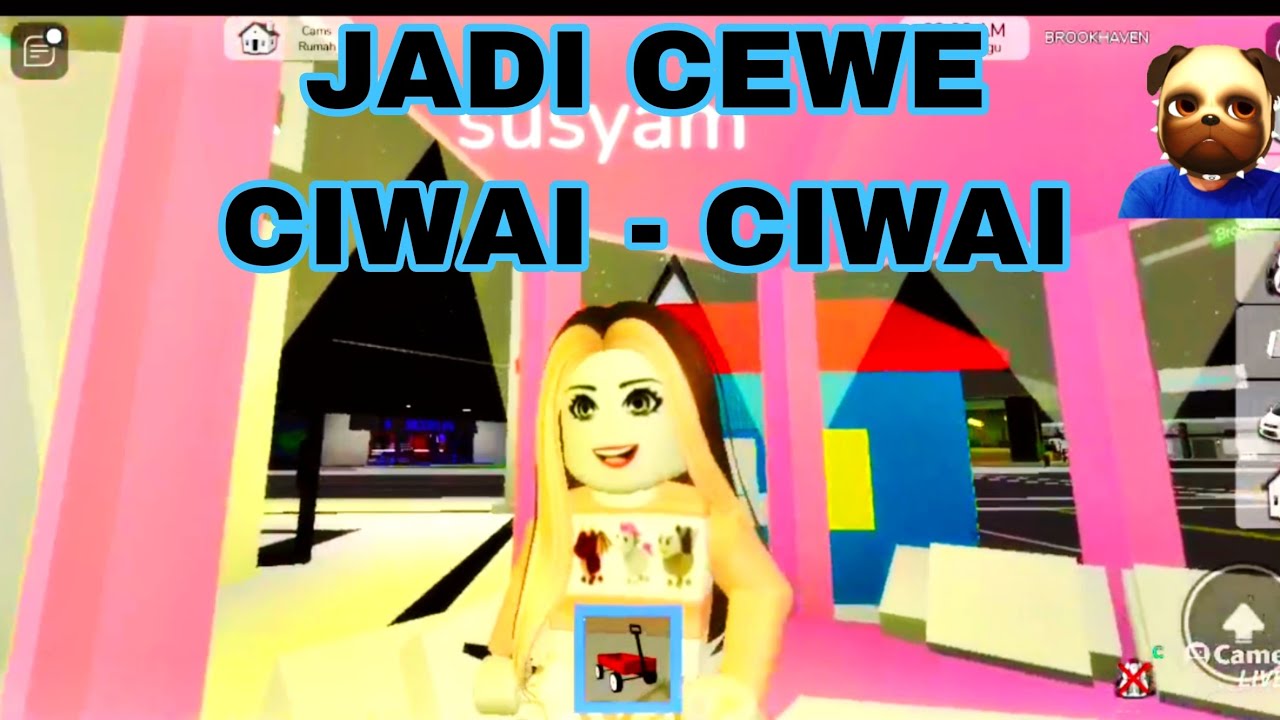 COBA JADI CEWE .ROBLOX - YouTube
