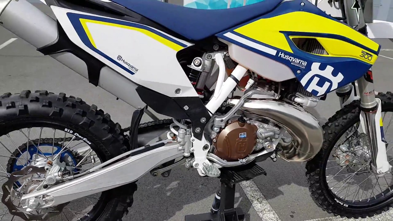 2016 Husqvarna TE 300 Close up walk around and Start up - YouTube