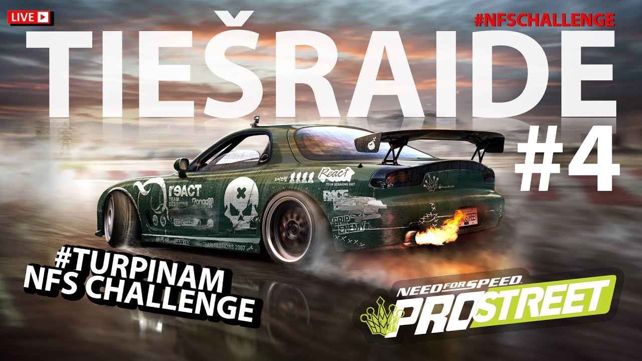🔴 TIEŠRAIDE 🎮 Need for Speed: ProStreet (2007) #4 #NFSCHALLENGE | SUB ...