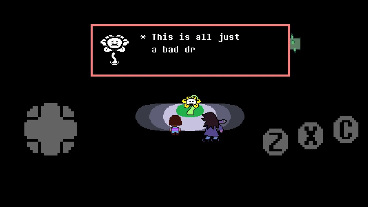 Genocide Flowey Fight | Deltaraveler | Boss battle highlights - YouTube