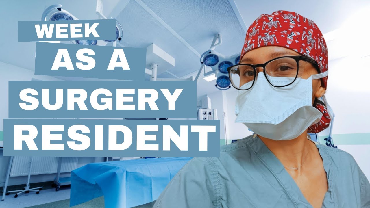 WEEK AS A SURGERY RESIDENT (night float, study inspo) - YouTube