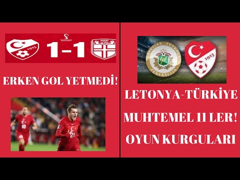 Türkiye1-1Norveç,Letonya-Türkiye mücadeleleri yorumlarım
