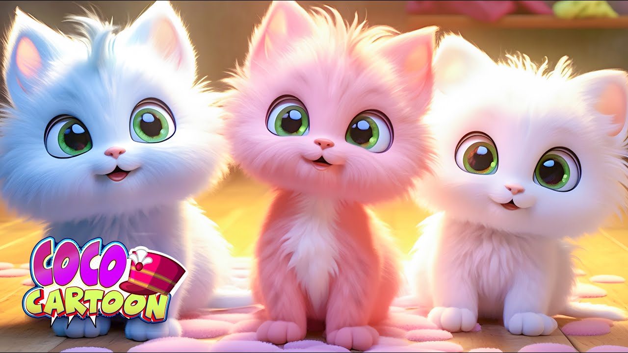 Three Little Kittens Hush Little Baby🌟 Lullaby for KIDS | Coco Cartoon ...
