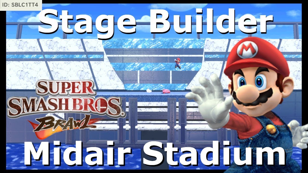 Super Smash Bros. Ultimate - Stage Builder - "Midair Stadium" - YouTube