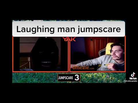 Laughing man jumpscare prank on Omegle #shorts