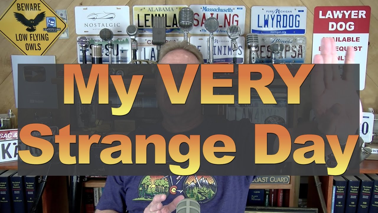 My VERY Strange Day - YouTube