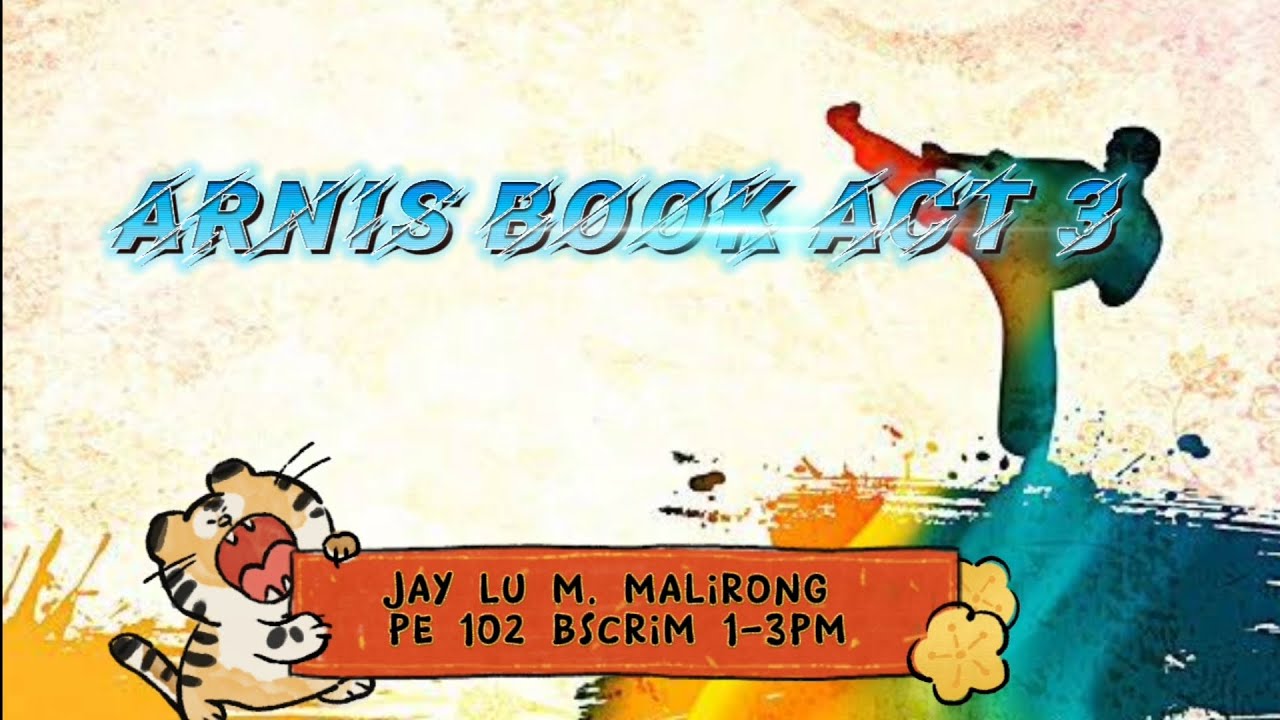 Arnis Performance Book Act. 3 - YouTube