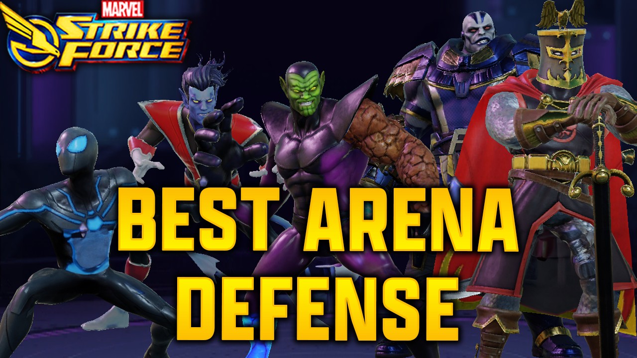 BEST ARENA DEFENSE? - MARVEL Strike Force - MSF - YouTube