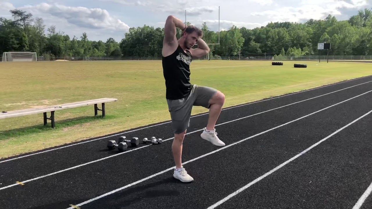 Standing Crunches - YouTube