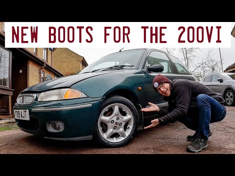 Rover 200Vi gets new boots, and DOESN'T have a massive leak - YouTube