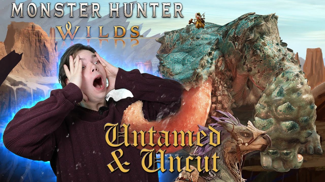 My FIRST TIME EVER Playing Monster Hunter WIlds (Untamed & Uncut) - YouTube