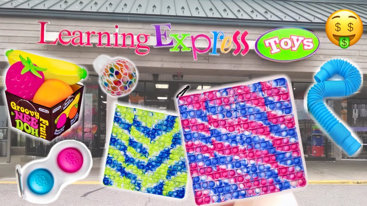 FIDGET SHOPPING NO BUDGET AT LEARNING EXPRESS AND MORE! *so many pop ...