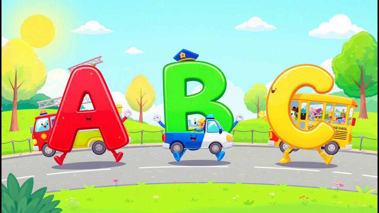 ABC Vehicles Song 🚗 ️ | Learn Alphabet with Fun Transportation | Smarty ...