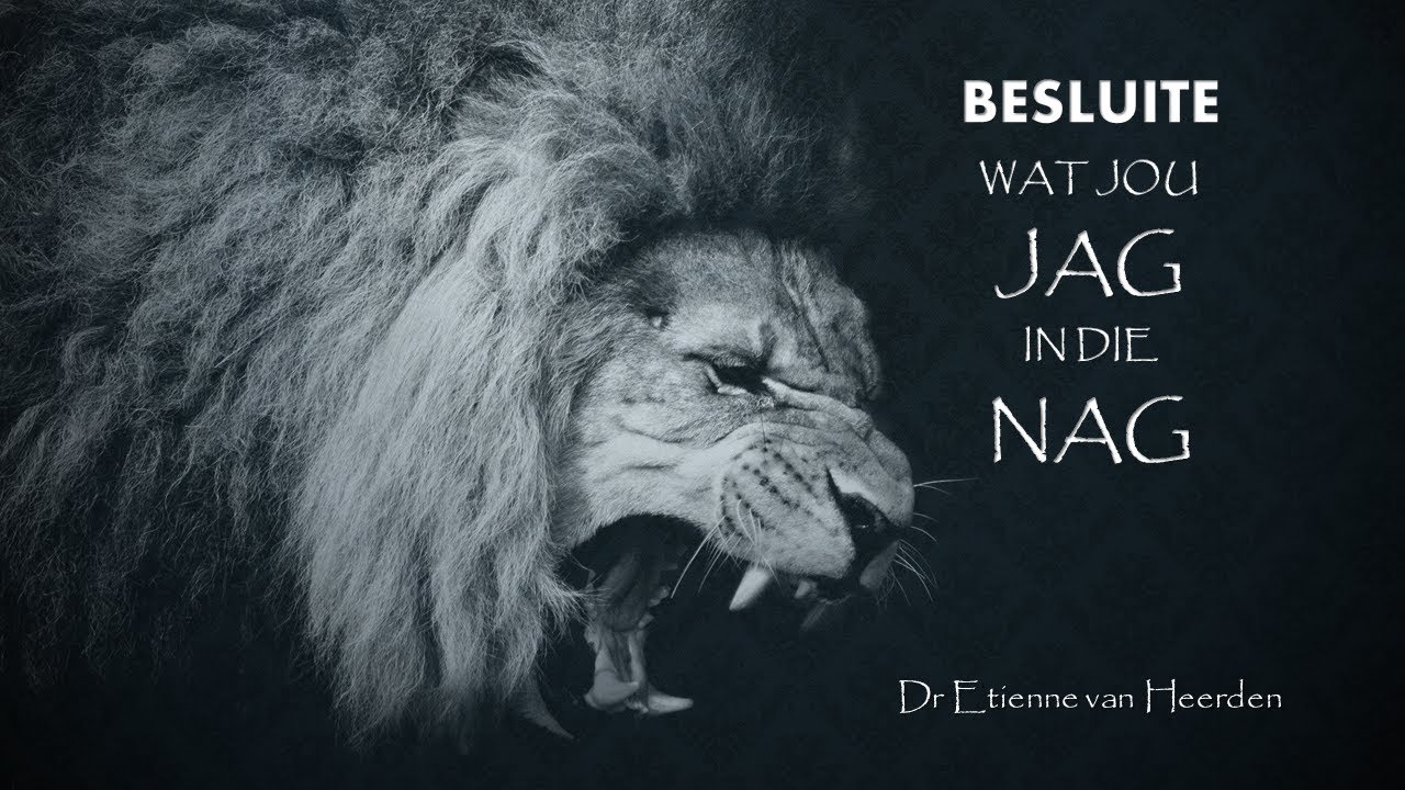 Besluite wat jou jag in die nag | Dr Etienne van Heerden - YouTube