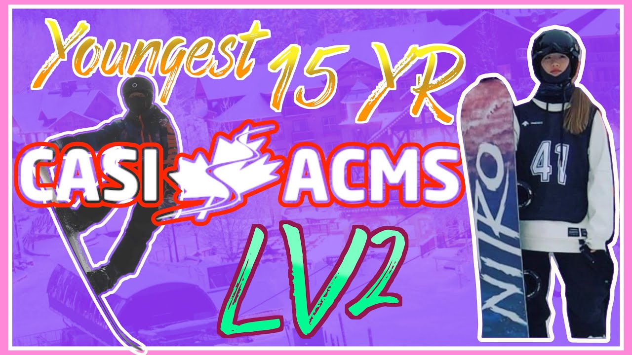 Annabelle, snowboarder, 15 year old, CASI Level 2, riding highlights ...