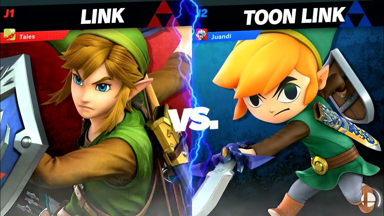 Link vs. Toon Link - Super Smash Bros. Ultimate (Nintendo switch) - YouTube