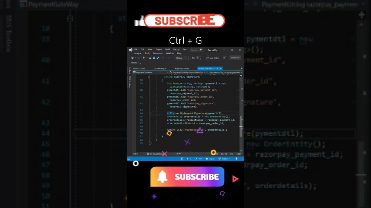 Jump To A Line No In Visual Studio programming visualstudio coding Jump To A Line No In Visual Studio programming visualstudio coding