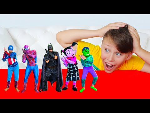 Drawing Superheroes with Adriana and Ali