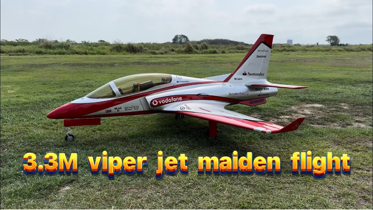 3.3 M Giant Viper jet maiden flight#viper #skymaster - YouTube