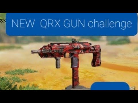 New CALL OF DUTY challenge QRX GUN - YouTube