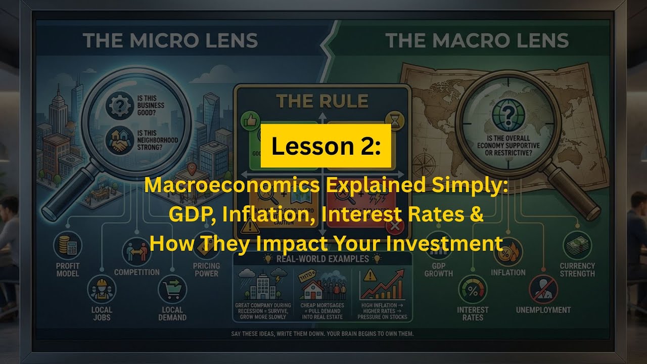 Lesson 2: Macroeconomics Explained Simply: GDP, Inflation, Interest ...