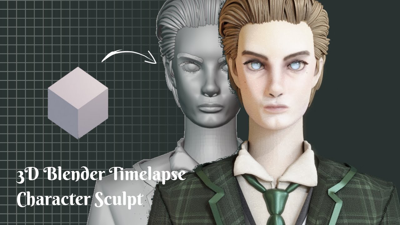 Ominis Gaunt (Hogwarts Legacy) 3D Blender Timelapse Character Sculpt ...