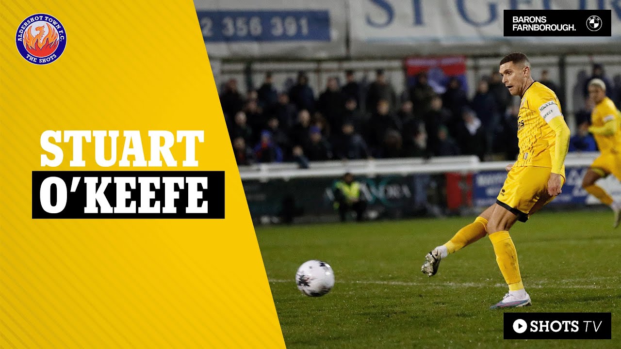 STUART O'KEEFE POST-MATCH: Woking (A) - YouTube