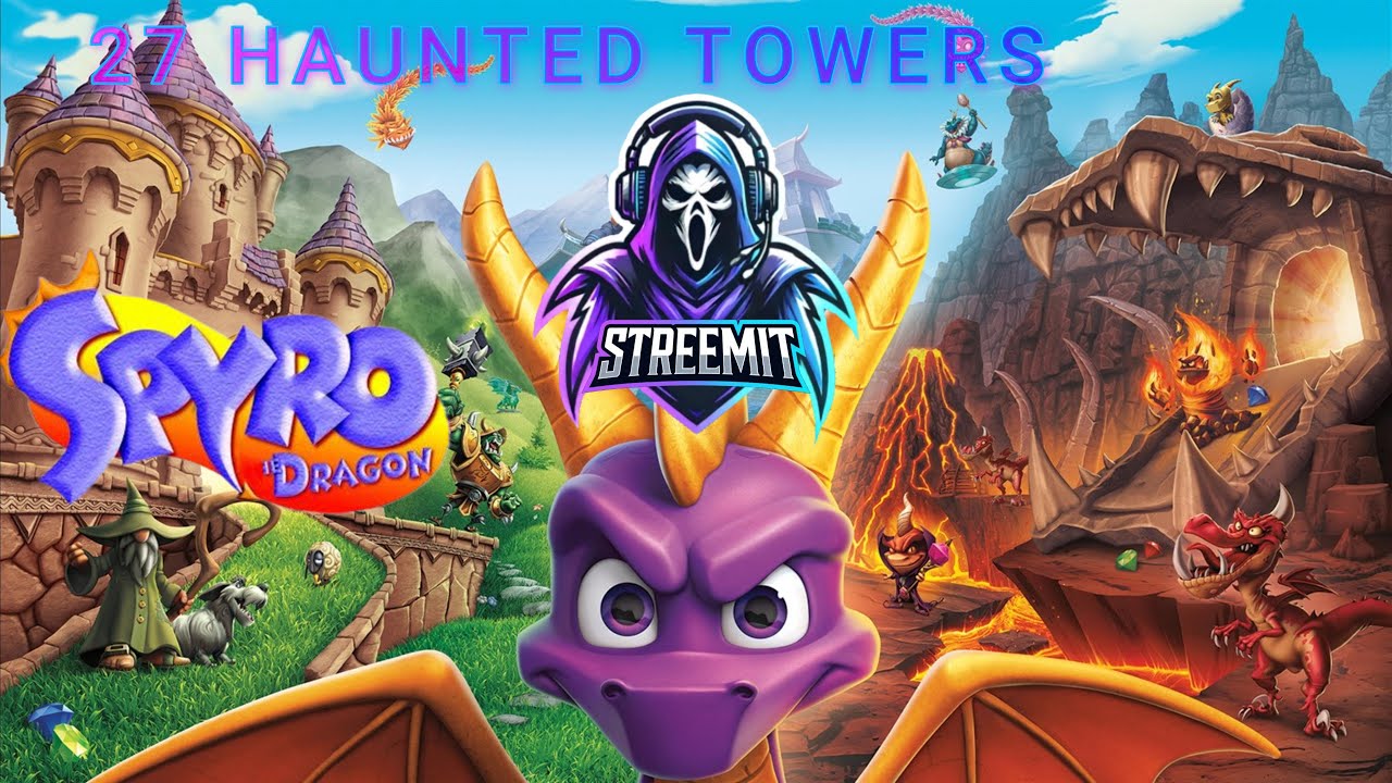 PC Spyro 1 Reignited Trilogy 027 Haunted Towers all gems Key and ...
