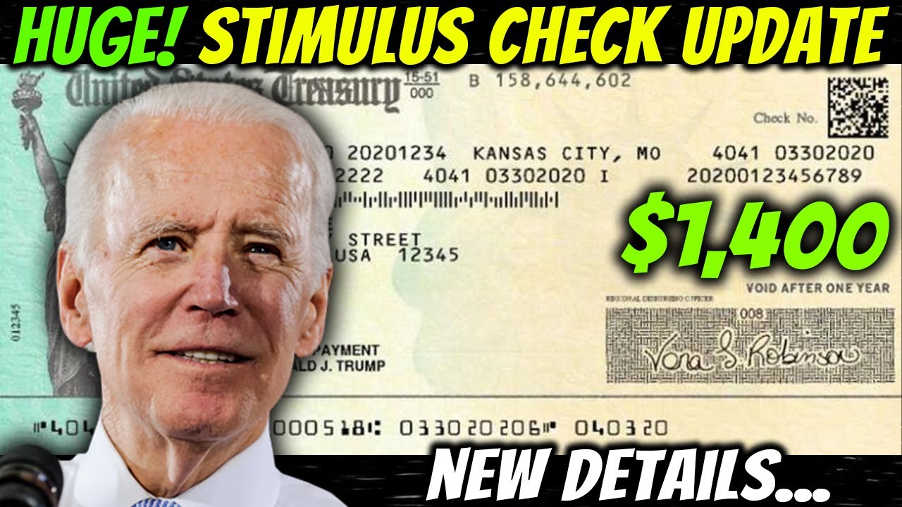 HUGE NEWS! $1,400 Stimulus Check Update & Stimulus Package Update: NEW ...