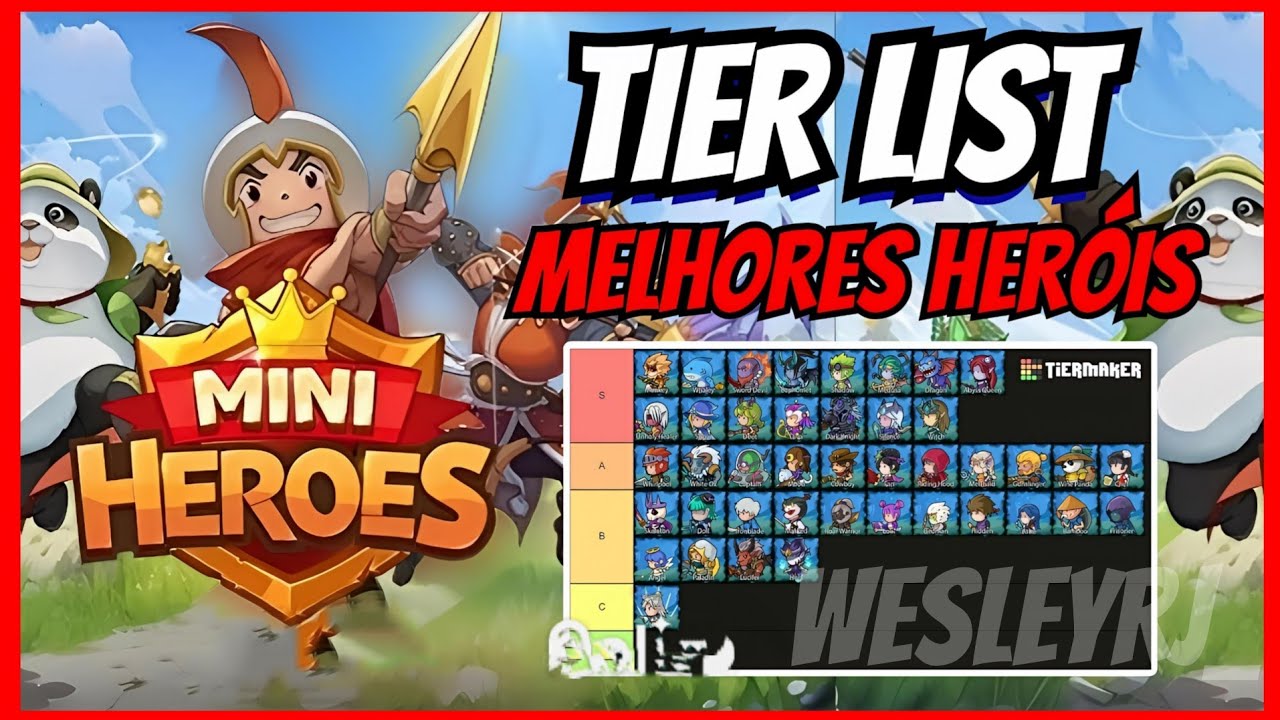 MINI HEROES MAGIC THRONE ! TIER LIST MELHORES HERÓIS PARA COLOCAR NA ...