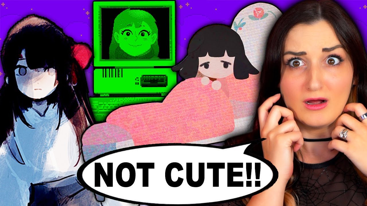 DO NOT Download These CUTE Games ...They're Actually HAUNTED 15 - YouTube