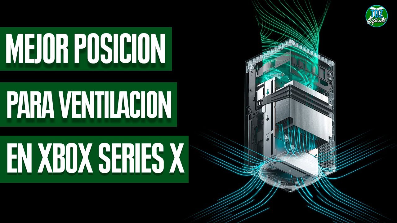 MEJOR POSICION para XBOX SERIES X y su VENTILACION - ¿Horizontal o ...