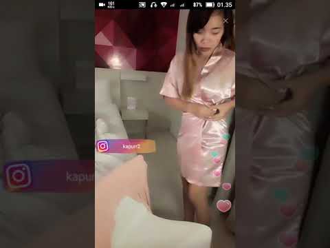 Tante Purwanti tak pakai b3h3 jelas terlihat