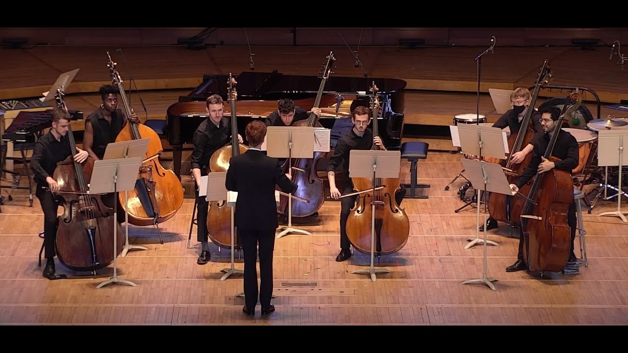"their keen and watchful eye" for double bass septet - (2020) - YouTube