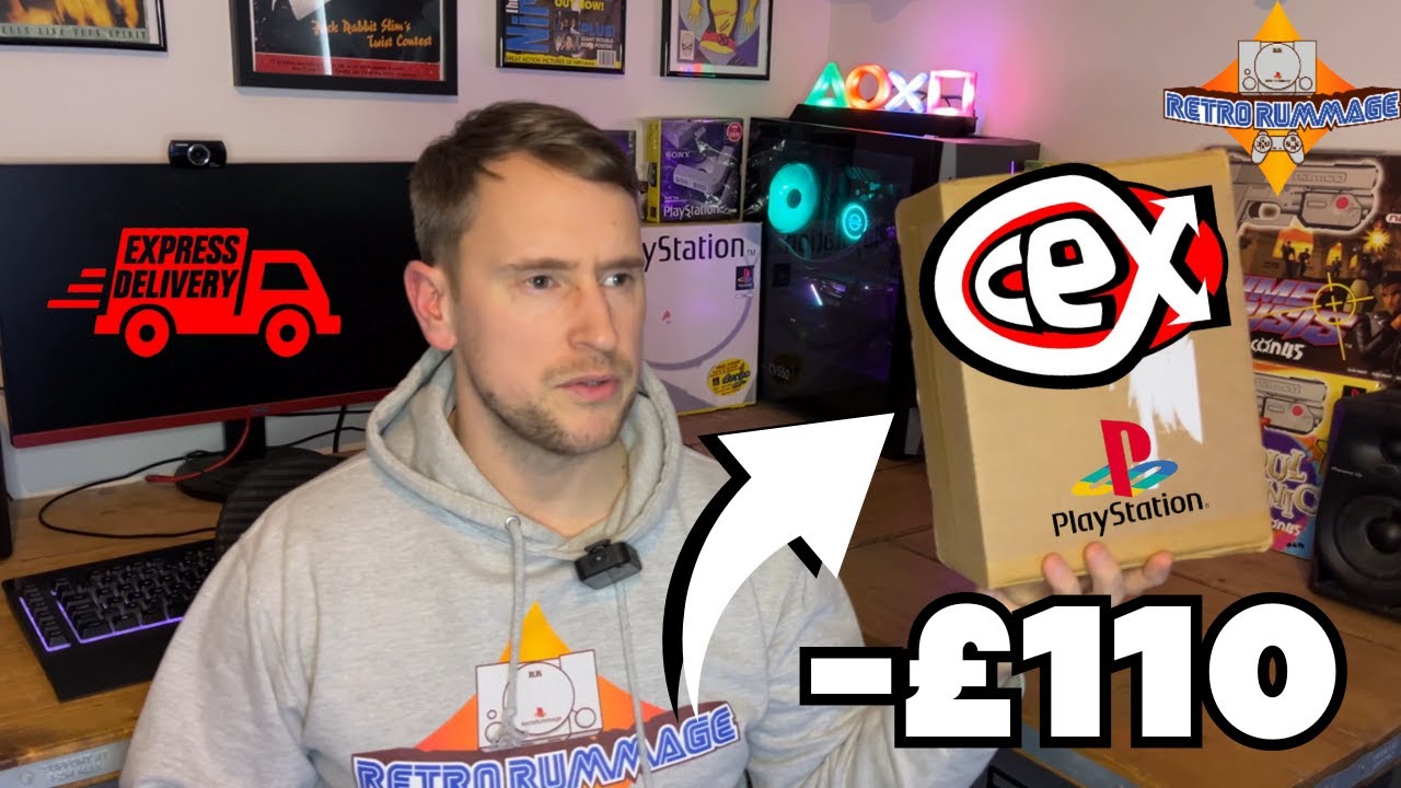 CEX Delivery! £110 PlayStation 1Game. - YouTube