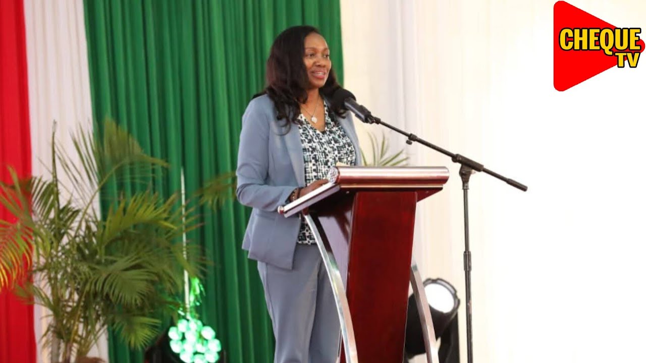 Governor Susan Kihika Powerful Address at Statehouse Nakuru during ...