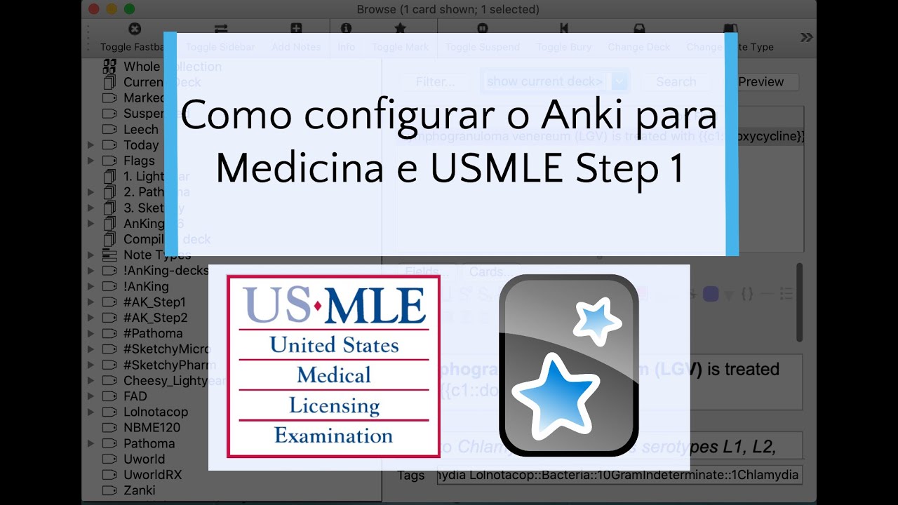 Como configurar o Anki para Medicina e USMLE Step 1 - YouTube